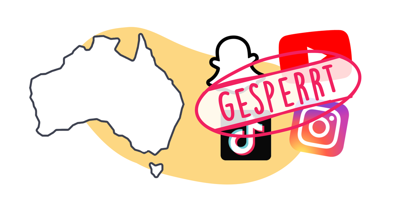 Social Media Verbot in Australien - logo!