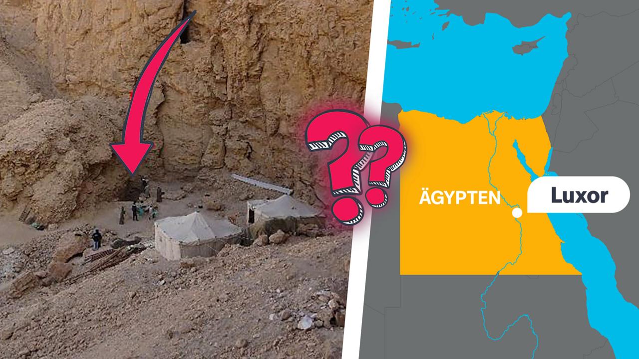 Archäologen aus dem Häuschen: Mega-Entdeckung in Ägypten! - logo!